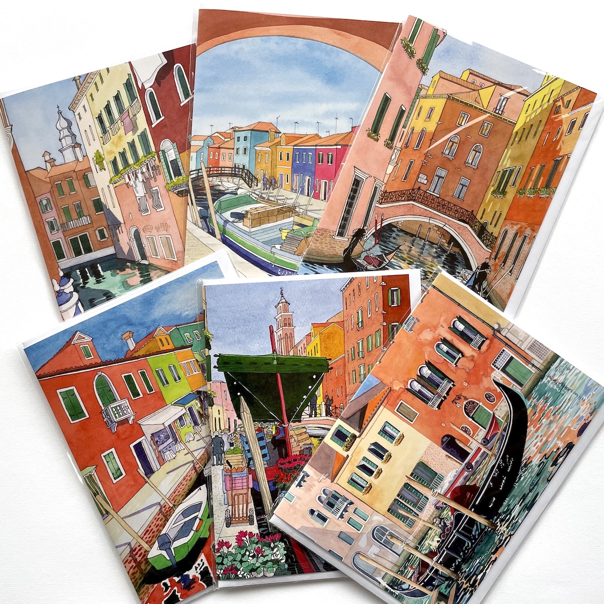 Venice art cards - Pam Smart Art