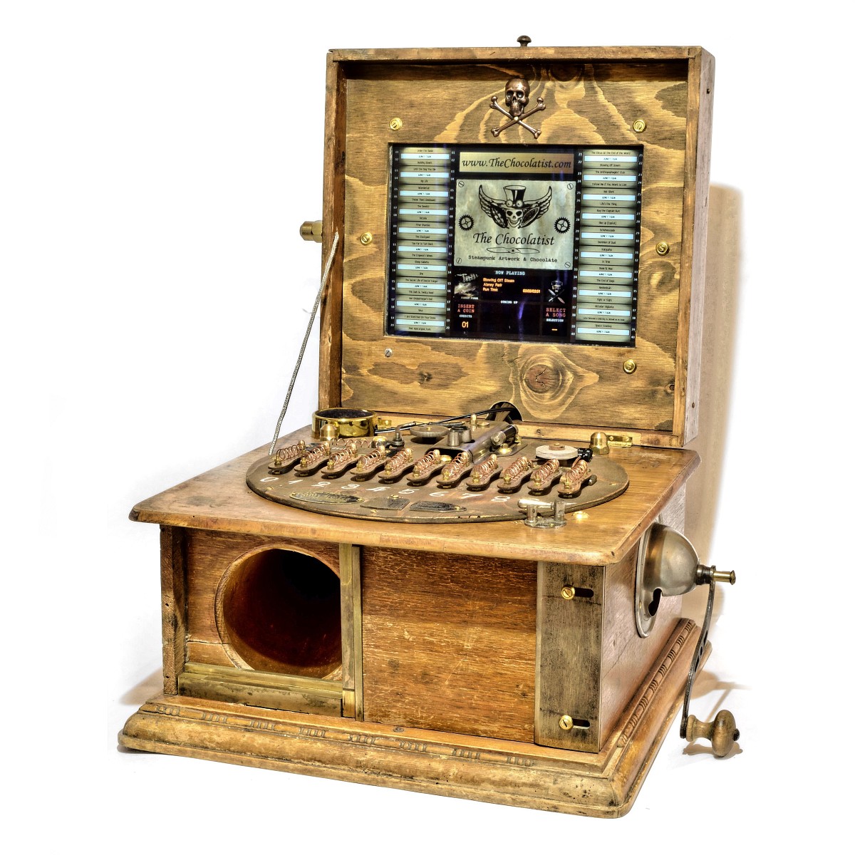Jukebox Gramophon - STEAMPUNK - Dan Aetherman aka The Chocolatist