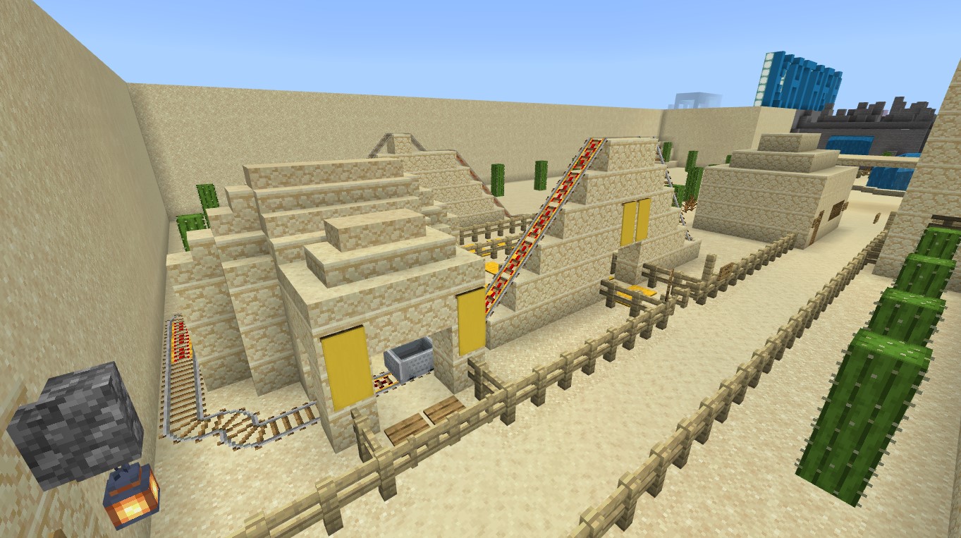 Sahara baan - Minecraft Pretpark