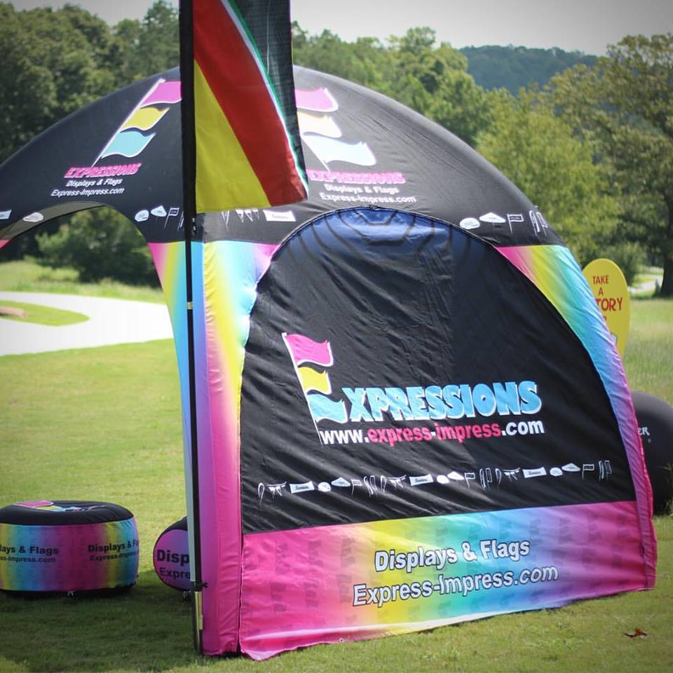 Expressions Displays & Flags. Fabric printing professionals. Impression ...