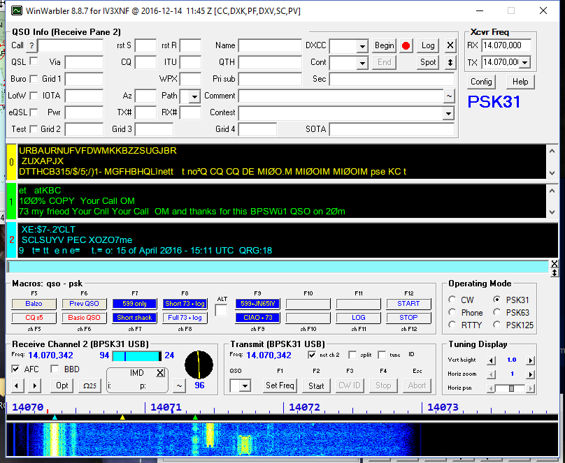 Config PSK Macros - iv3xnf