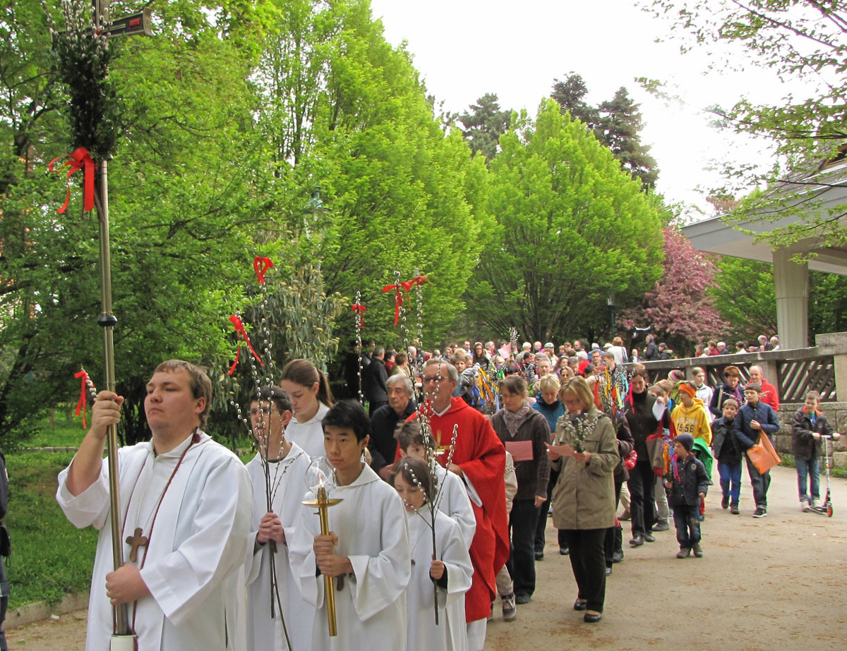 Palmprozession, April 2014 - Pfarre Sandleiten