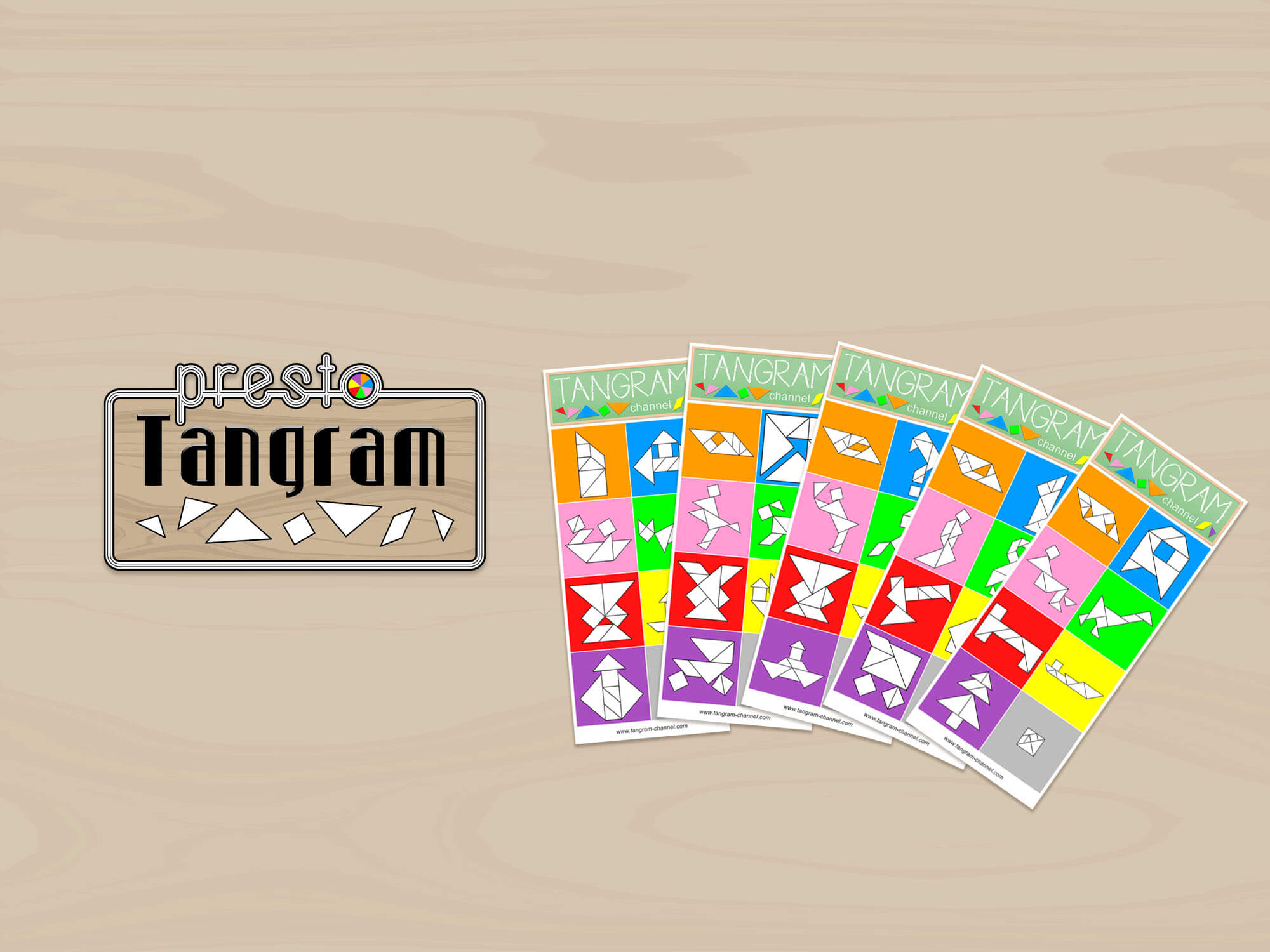 Die Tangram-Karten - PRESTO TANGRAM