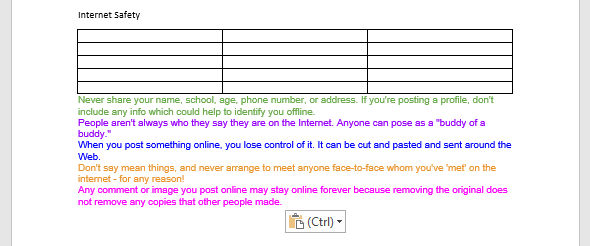 Internet Safety - Miss Koppejan - Chilliwack Middle School