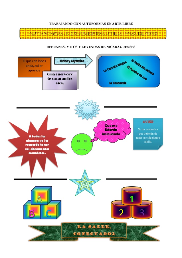 Práctica Formas en Word - Página web de informaticauy