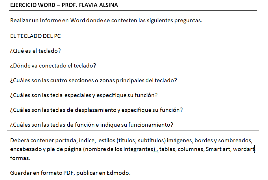 Práctica Formas en Word - Página web de informaticauy