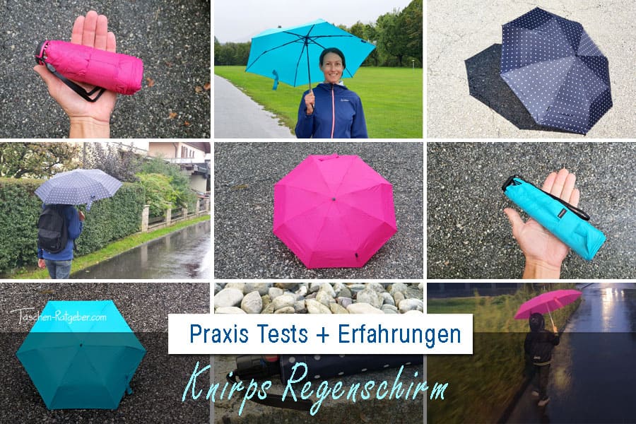 Knirps Regenschirm: Praxis-Tests, Erfahrungen, Bilder, Übersicht ...