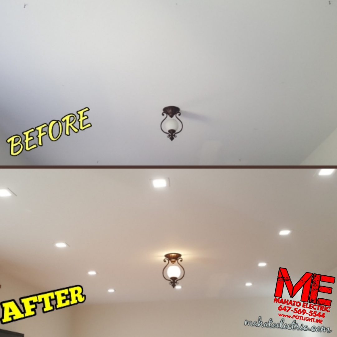 POT LIGHT INSTALLATION, FROM $45, LED, PANEL INSTALLATION, RECESSED ...