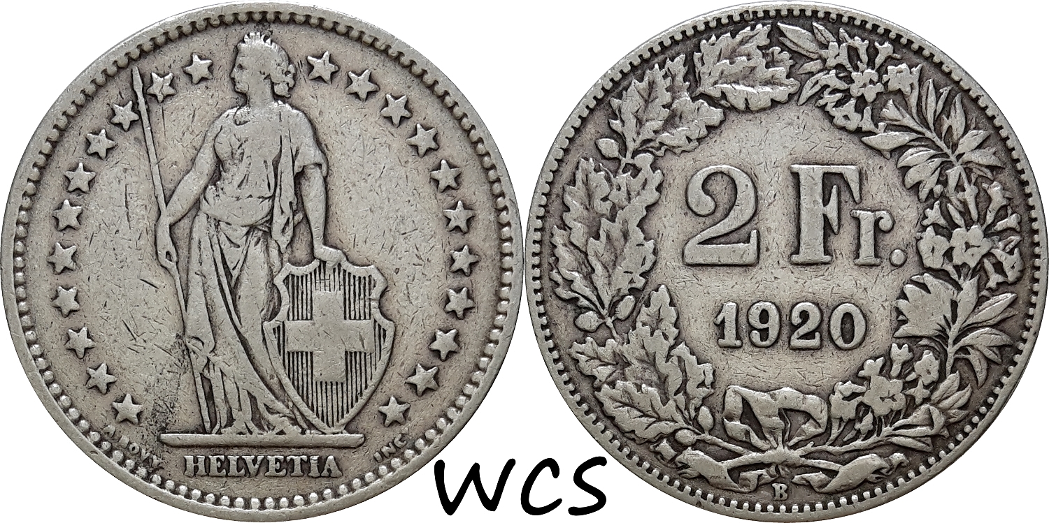 Switzerland Francs - World Coin Shop