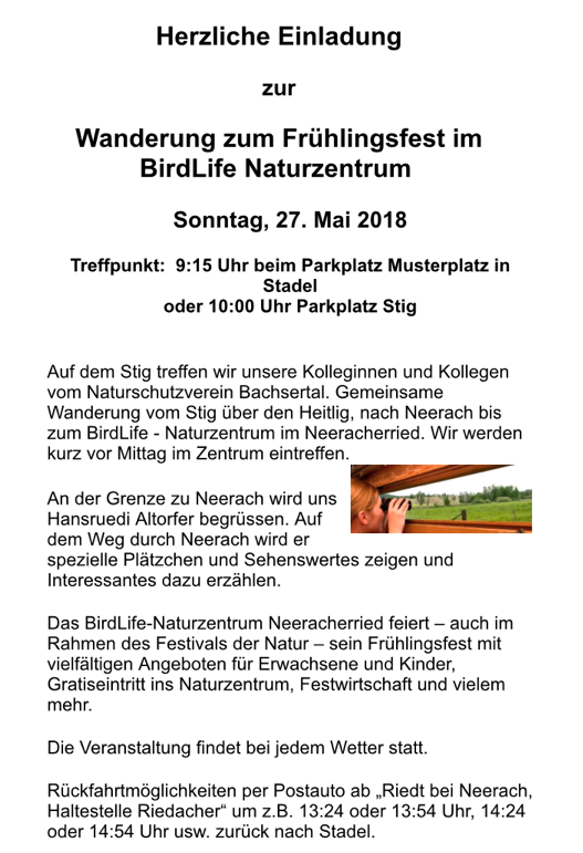 Dorfbäche sind Lebensräume: Vortrag mit Kantonsrat Robin Brunner ...