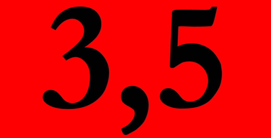 Ach, die 3,5! - Wiarda-Blog