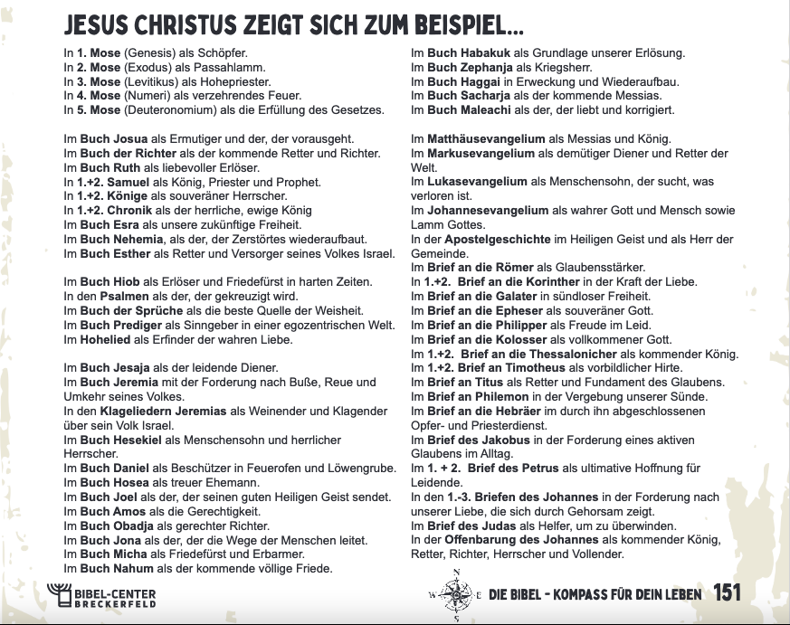 Jesus Christus: Das Zentrum der ganzen Bibel - Wort-Licht