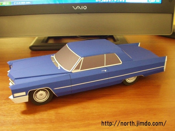 1966 Cadillac Coupe de Ville (1/24) - American car Papercraft! by north07
