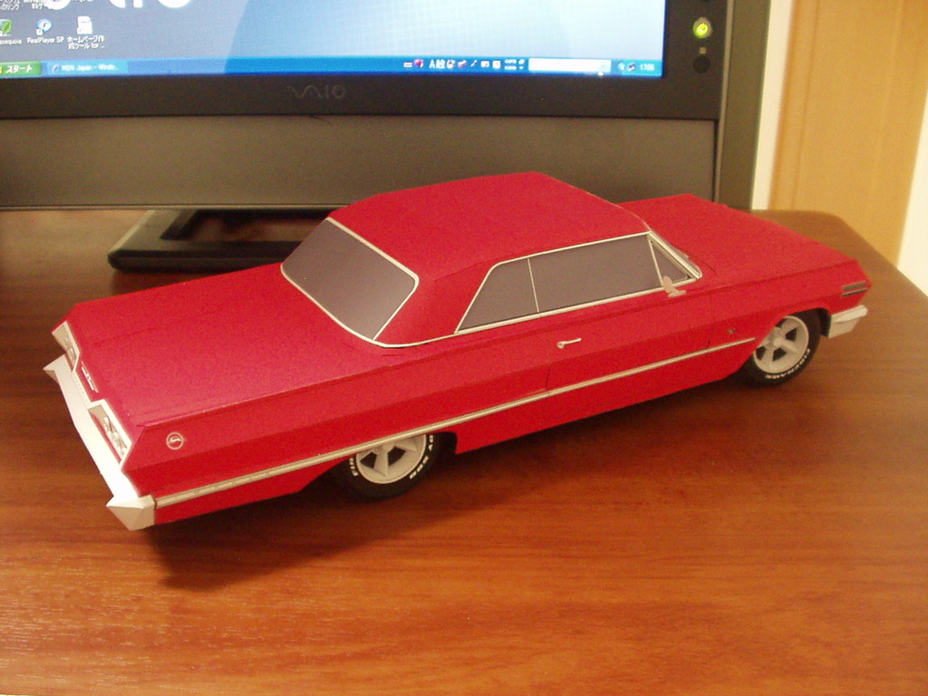 1963 Chevrolet Impala (1/16) - American car Papercraft! by north07