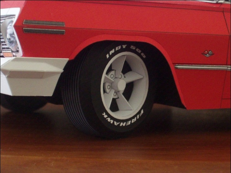 1963 Chevrolet Impala (1/16) - American car Papercraft! by north07