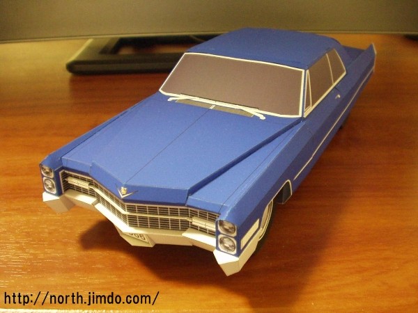 1966 Cadillac Coupe de Ville (1/24) - American car Papercraft! by north07