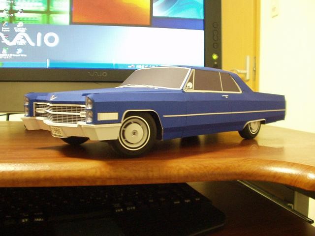 1966 Cadillac Coupe Deville (1/16) - American car Papercraft! by north07
