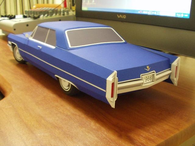 1966 Cadillac Coupe Deville (1/16) - American car Papercraft! by north07