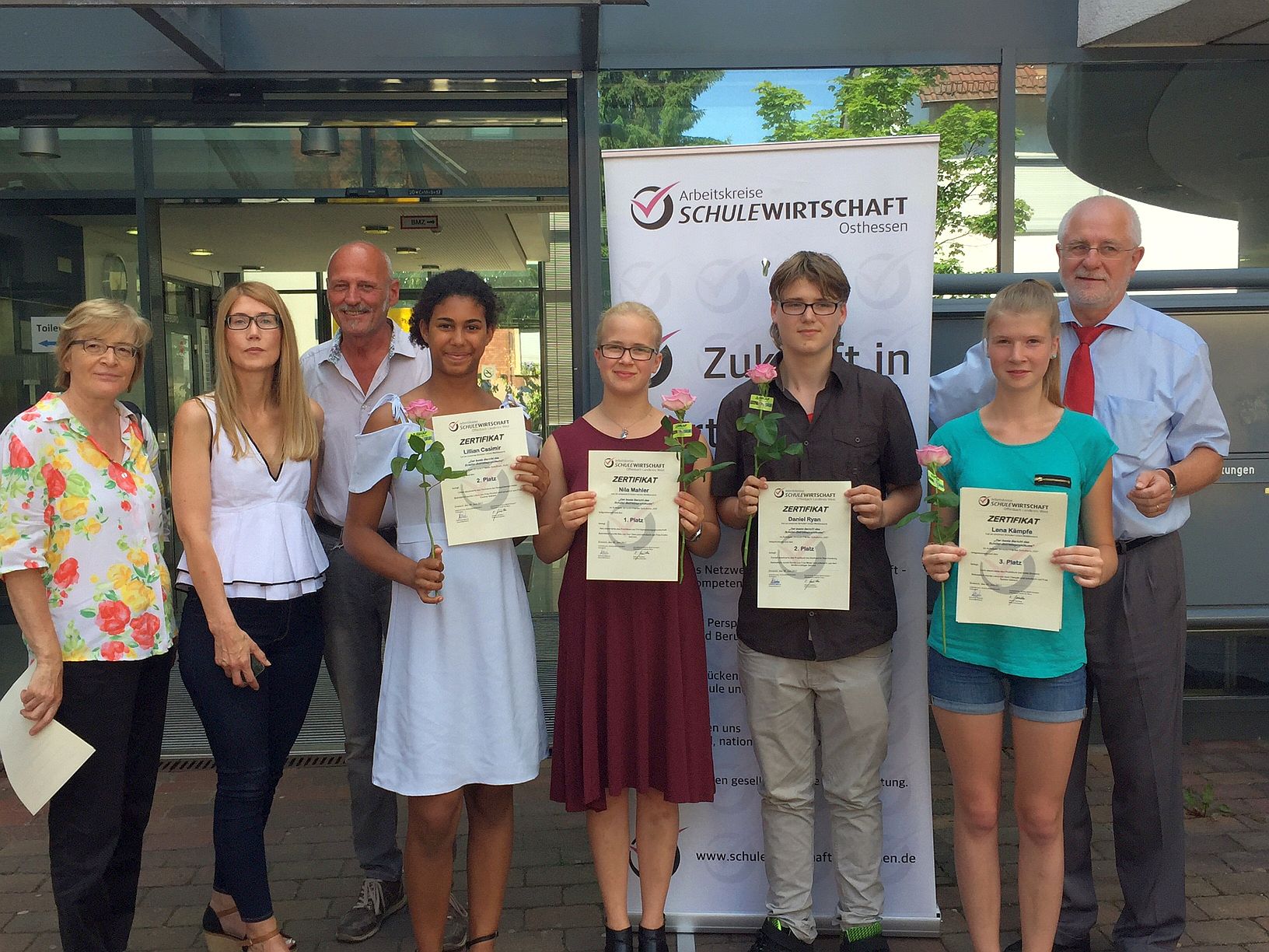 Ehrung der besten Praktikumsberichte - aes-langen