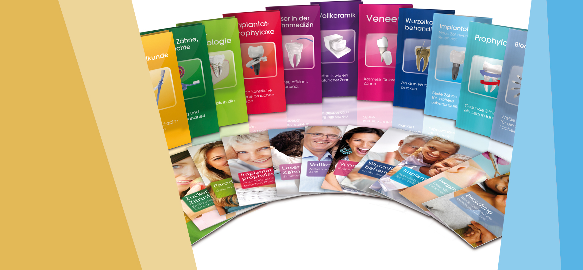 Patientenflyer Zahnarzt - NEXILIS Dentalshop Recallkarten Flyer Zahnarzt