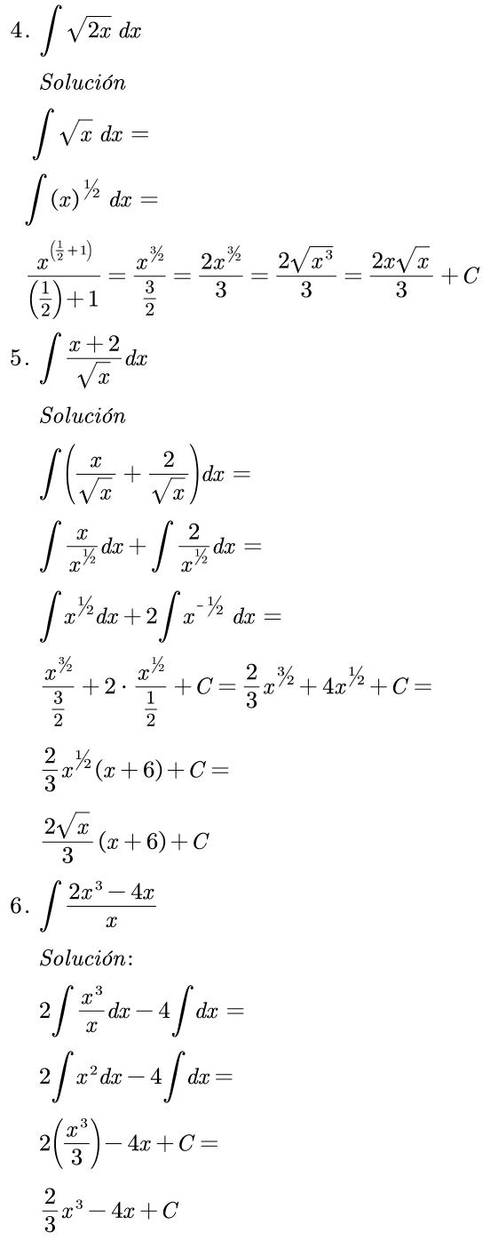 Antiderivadas o primitivas - Matemática Informática y Educación