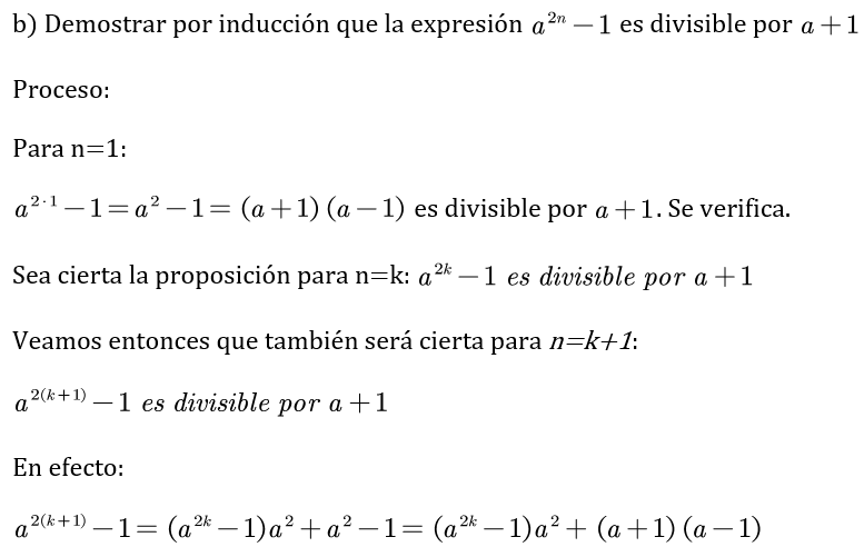 Inducción matemática - Matemática Informática y Educación