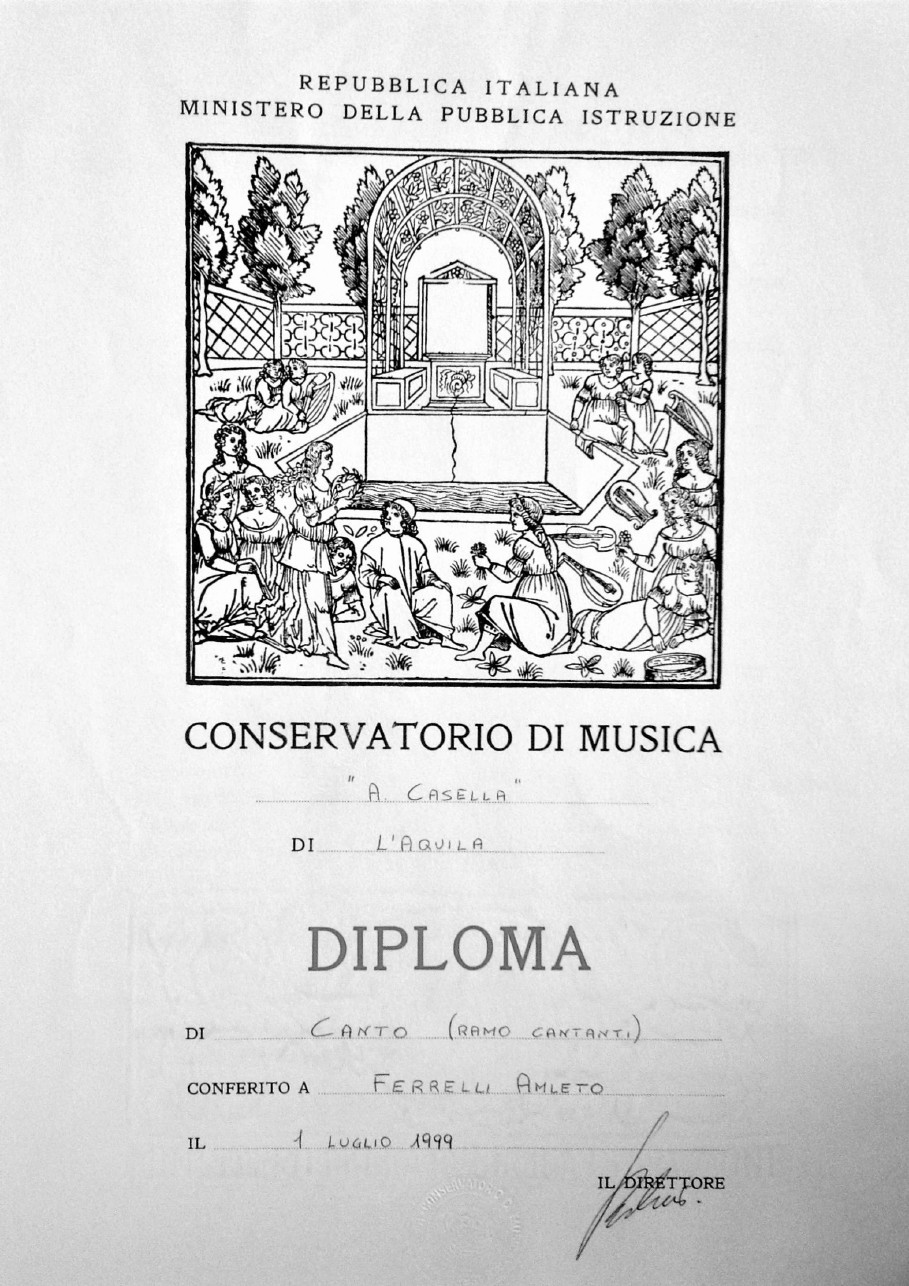 Diploma CANTO - Associazione Omniarte