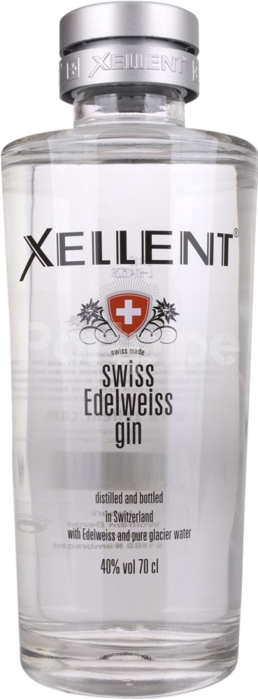 Xellent Swiss Edelweiss Gin. - Schweizer Spirituosen.