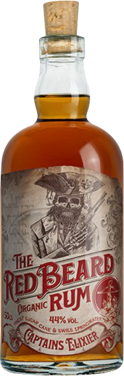Red Beard - Captains Elixir- Barreled Organic Rum - Schweizer Spirituosen.