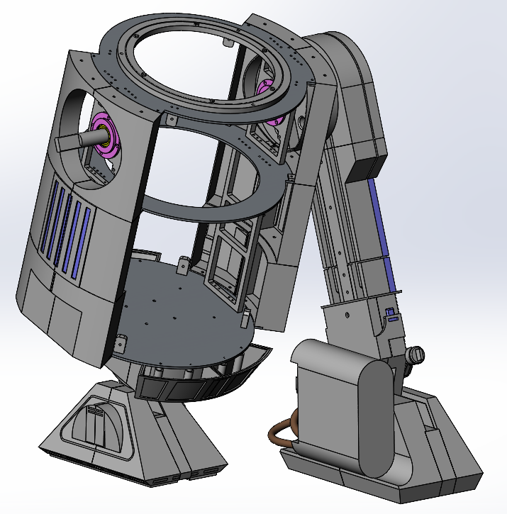Modellbauplan R2D2 im Maßstab 1:1 - bauplan-master