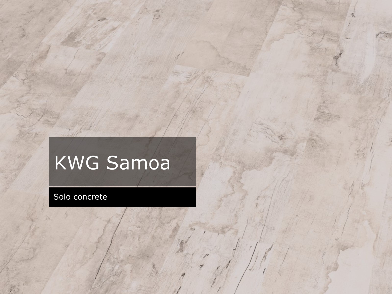 KWG SAMOA Solo concrete - BODEN STRUCK | Essen