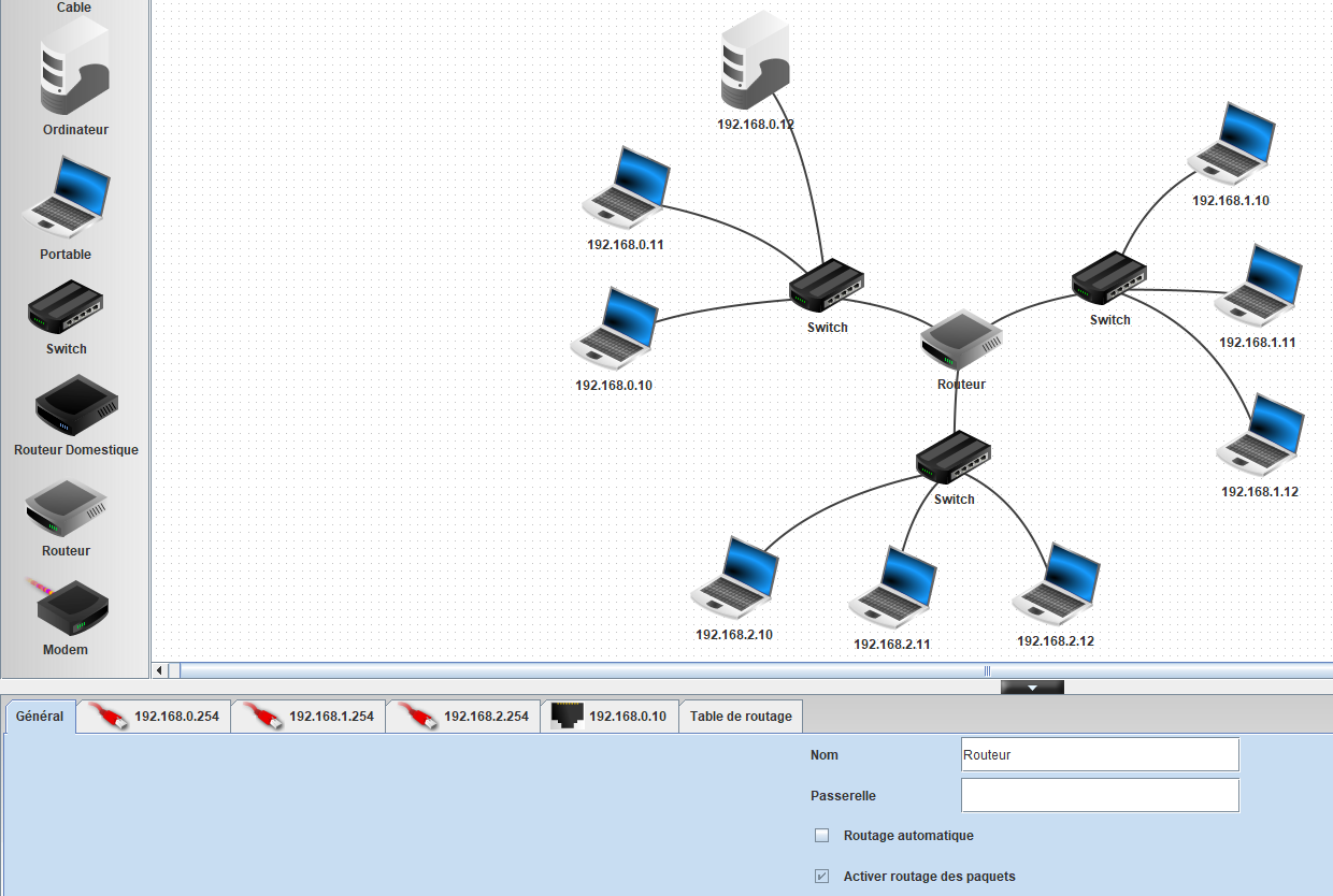 Activités avec le logiciel Filius - Site de courstechnocollege