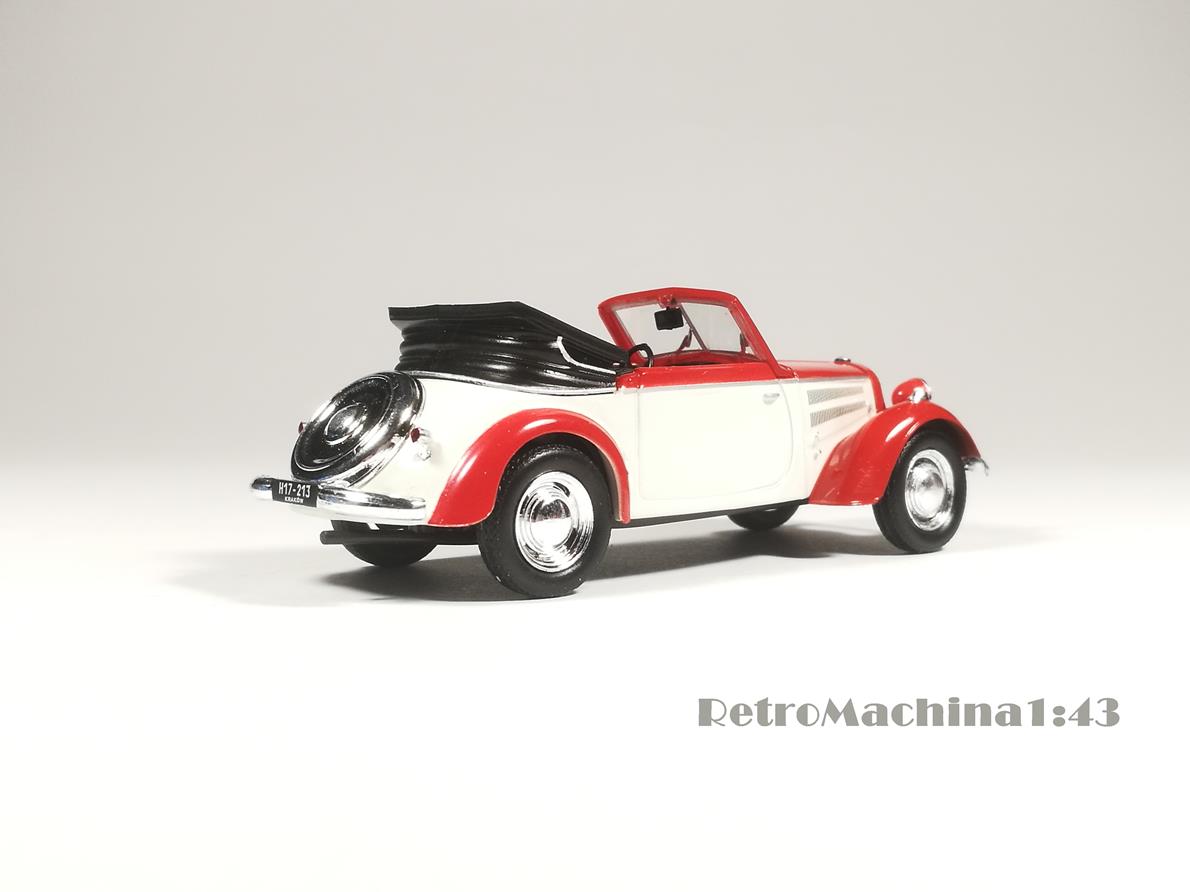 IFA F8 Cabrio - RetroMachina - Muzeum Motoryzacji w Minaturze