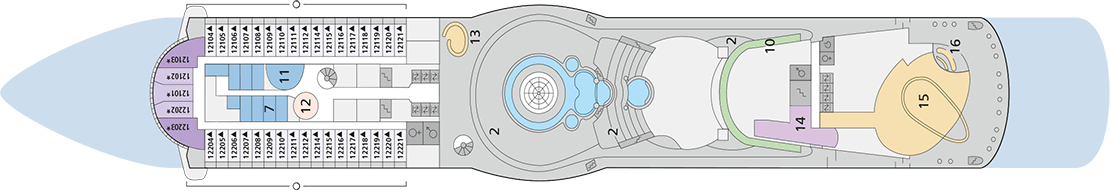 AIDAmar Deckpläne - Cruise Paper