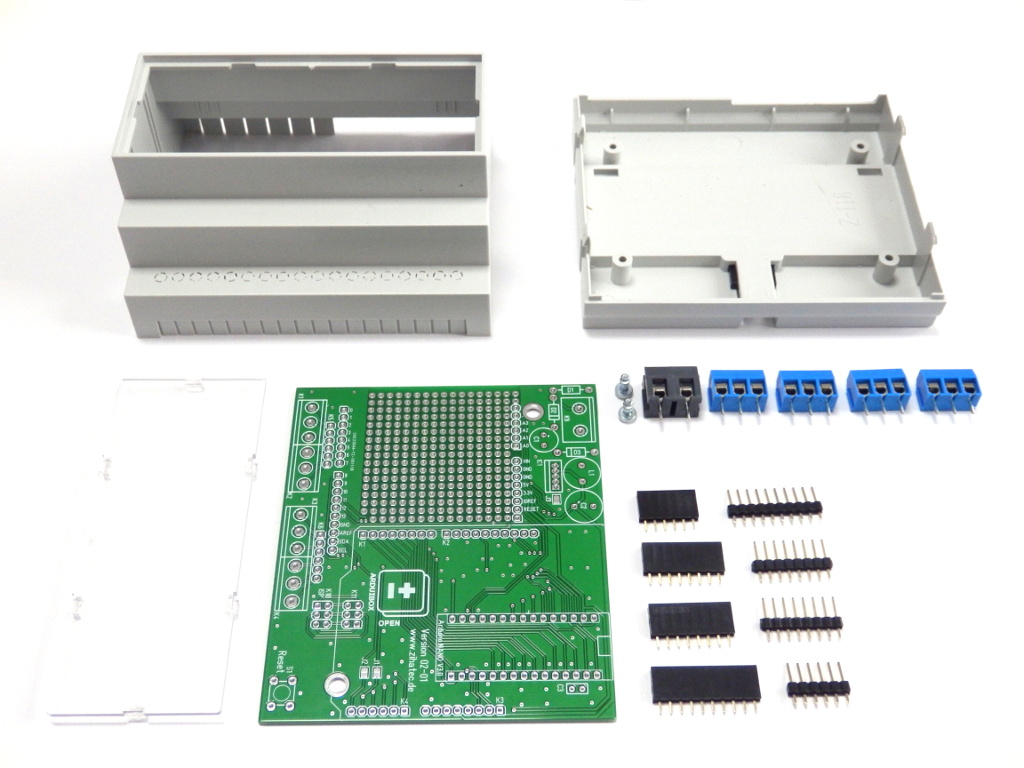 din rail enclosure set for Arduino UNO - Zihatec GmbH