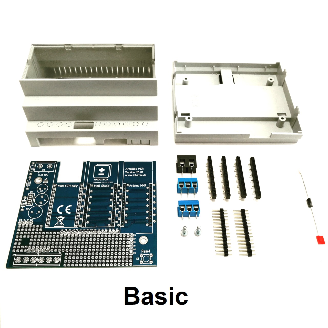 Shop - ArduiBox DIN Rail Enclosure Sets - Zihatec GmbH