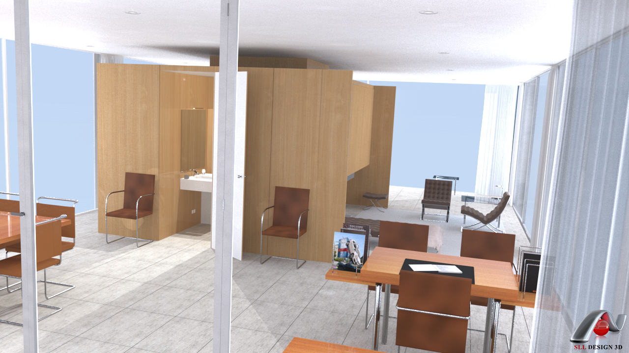 Casa Farnsworth - SLL Design 3D