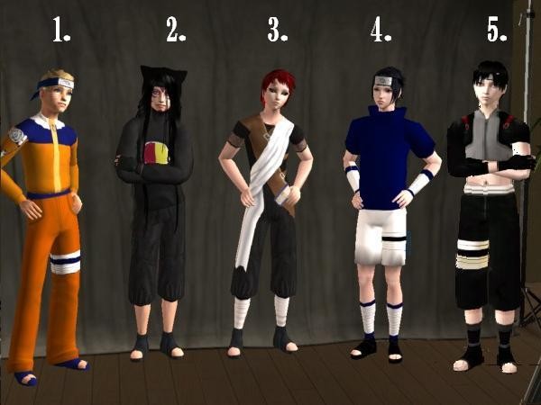 Shinobi Sensei - Anime Sims 2 & Sims 3 Downloads by Amy-Hotchic