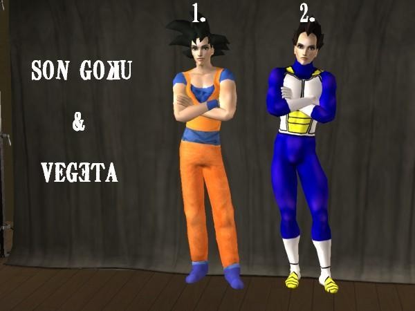 Dragon ball - Anime Sims 2 & Sims 3 Downloads by Amy-Hotchic