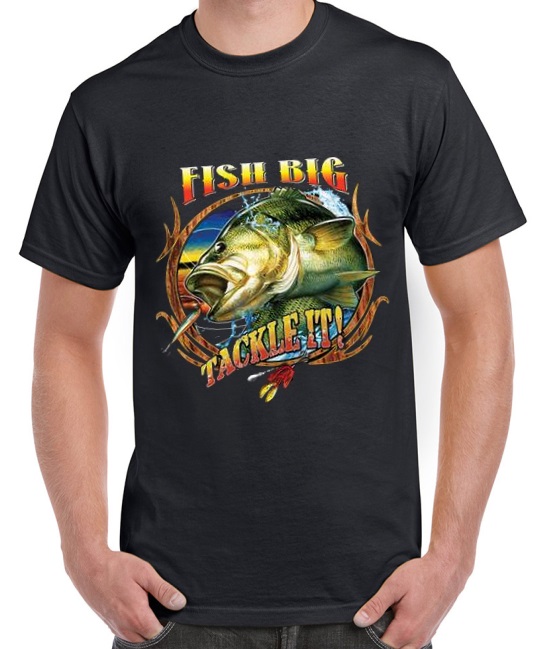Tee-shirt pêcheur big fish - le tee-shirt du pêcheur