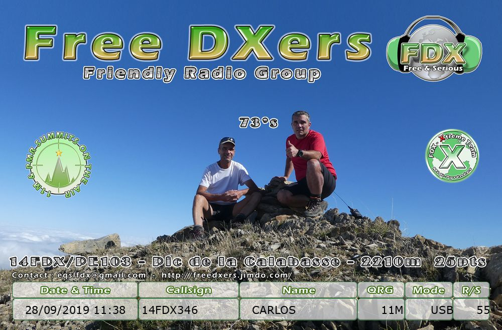 47- EQSL RX - CONFIRMATION SAMPLE OF EQSL OR QSL or diploma etc ...