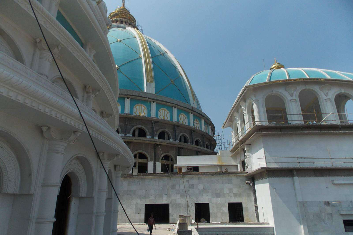 Temple of Vedic Planetarium - Goloka-Dhama