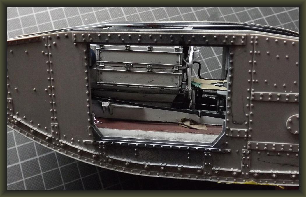 British Mark V "Male" Tank - The Gun Bucket. A Military Model Showcase