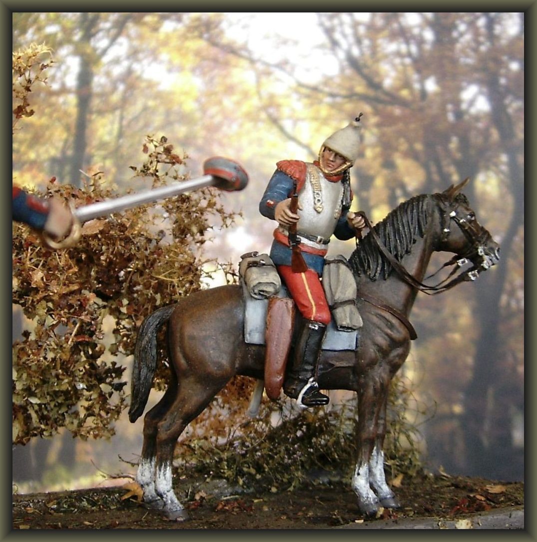 French Cuirassiers - The Gun Bucket. A Military Model Showcase