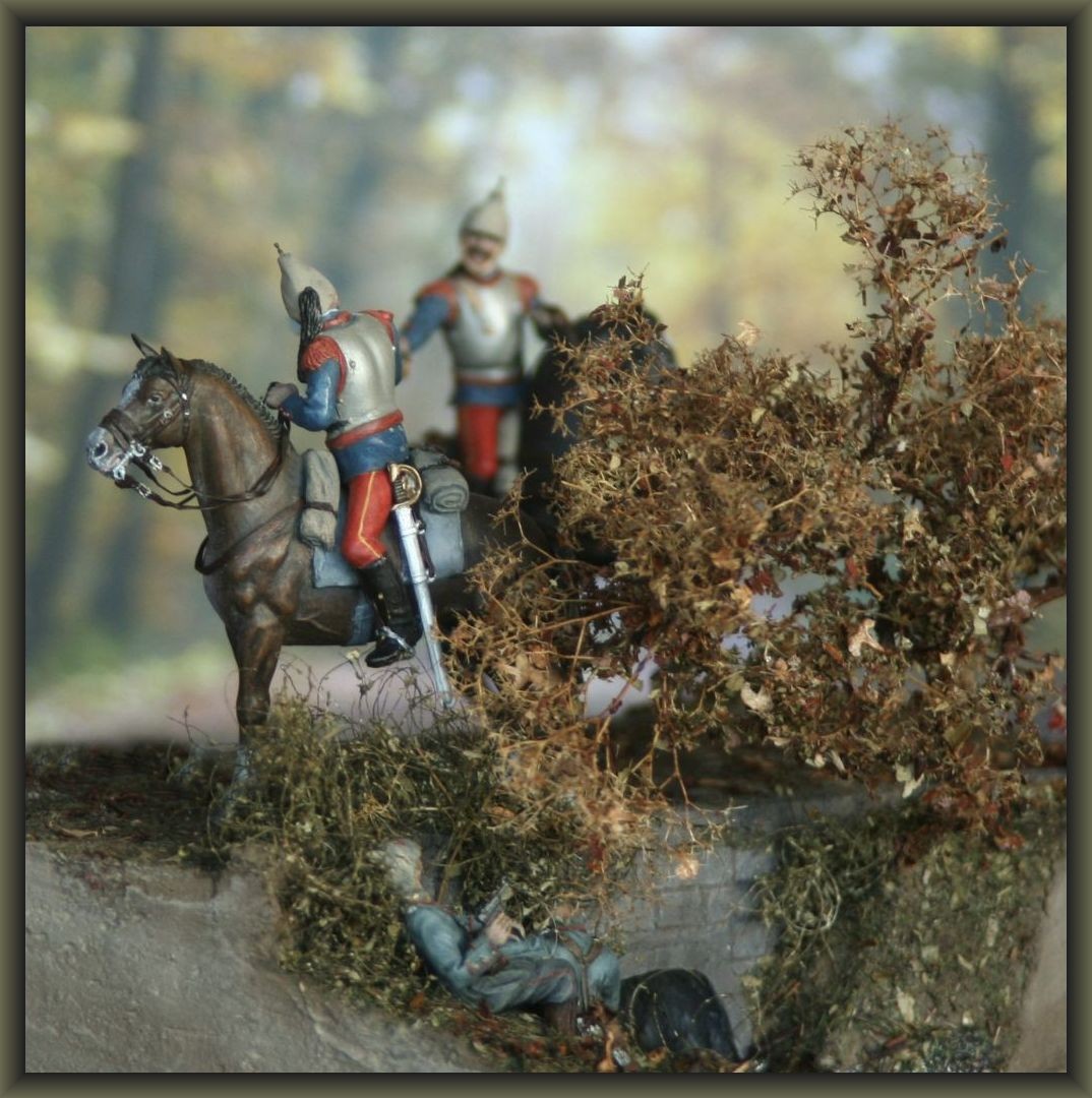 French Cuirassiers - The Gun Bucket. A Military Model Showcase