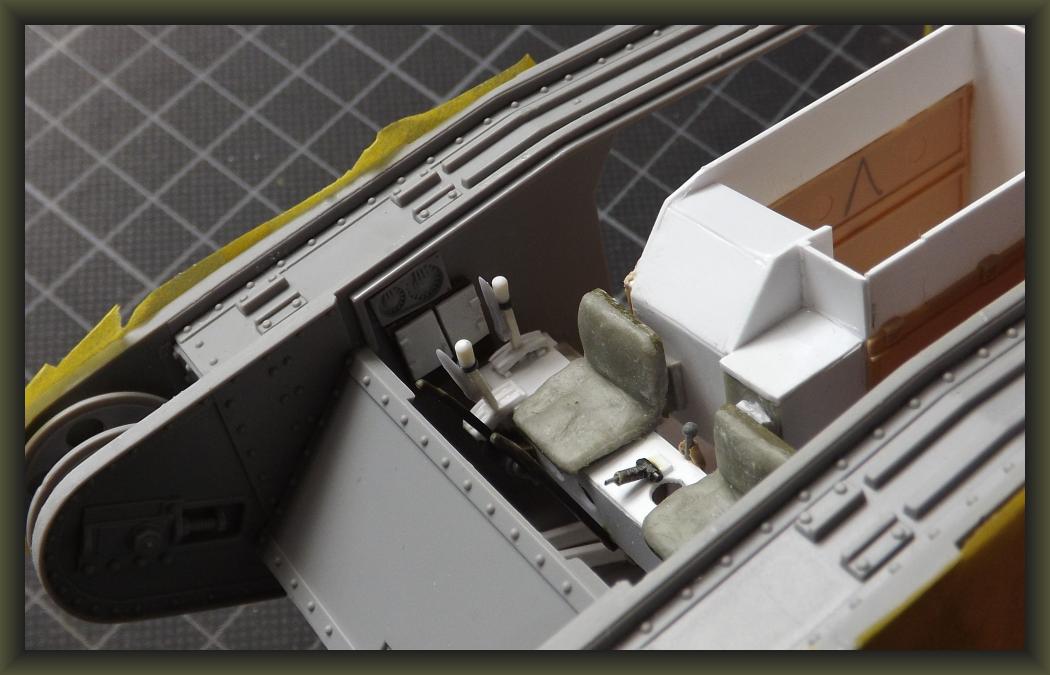 British Mark V "Male" Tank - The Gun Bucket. A Military Model Showcase