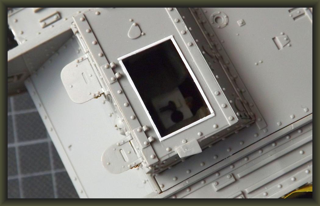 British Mark V "Male" Tank - The Gun Bucket. A Military Model Showcase