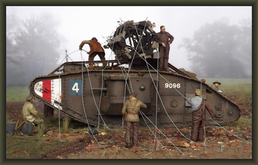 British Mark V "Male" Tank - The Gun Bucket. A Military Model Showcase