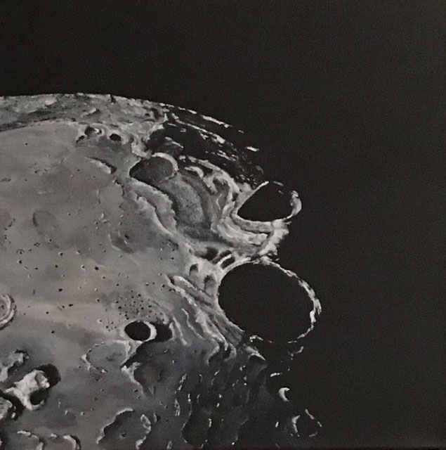 Moon paintings - Space related artwork
