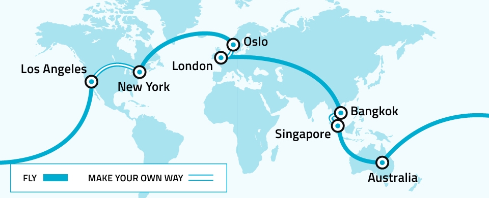 Plan your route around the world! - Laura&Max Explorers